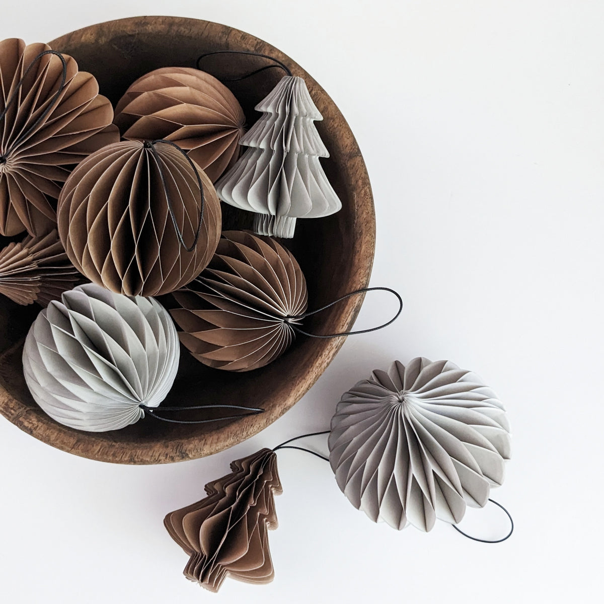 Paper Onion Decoration - Espresso – Koa Living