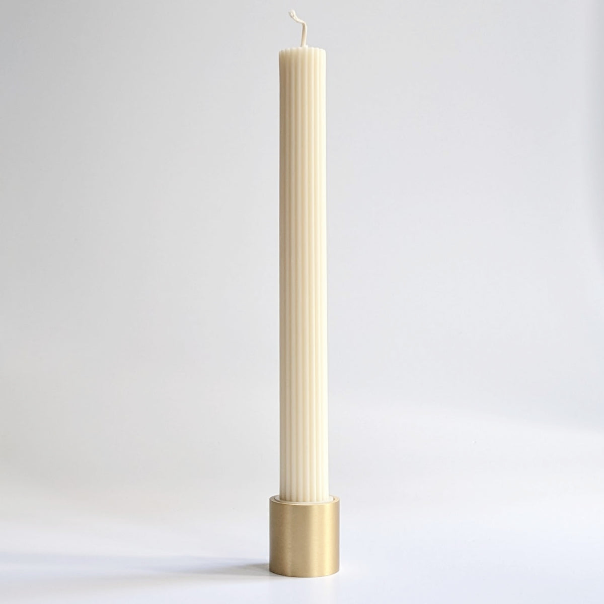 Brass Column & Tapered Candle Holder – Koa Living